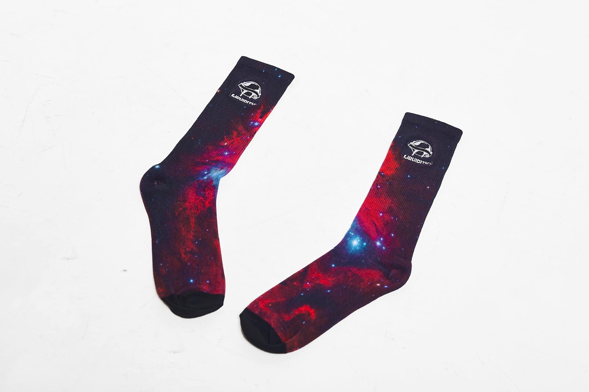 Socks Galaxy Red — Liquicity Store